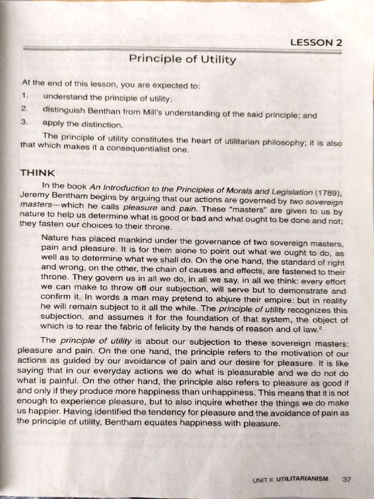 Lesson 2 - Principle of Utility 27-Mar-2023 10-50-41 - Compressed | PDF