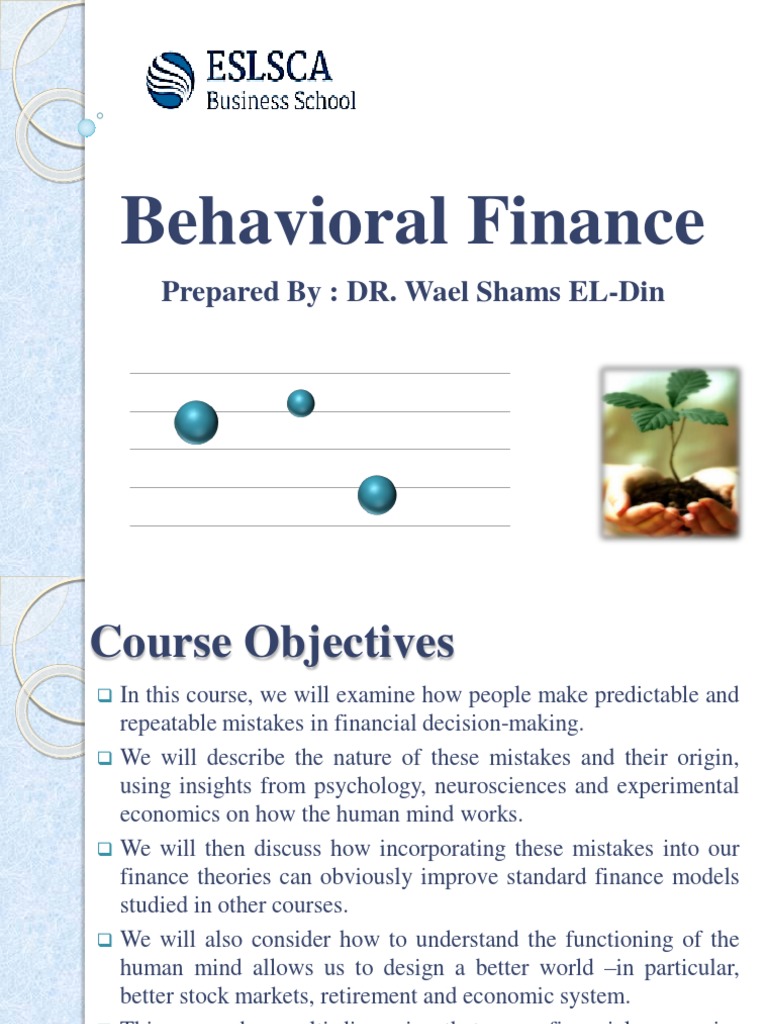 Chapter 1-What Is Behavioral Finance | PDF