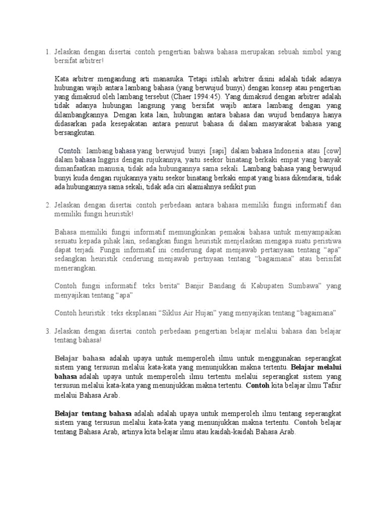 Pendidikan Bahasa Indonesia Di SD 01 | PDF Pendidikan Bahasa Indonesia Di SD 01 | PDF