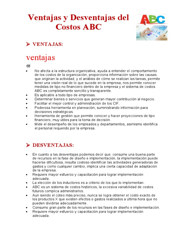 Ventajas y Desventajas | PDF