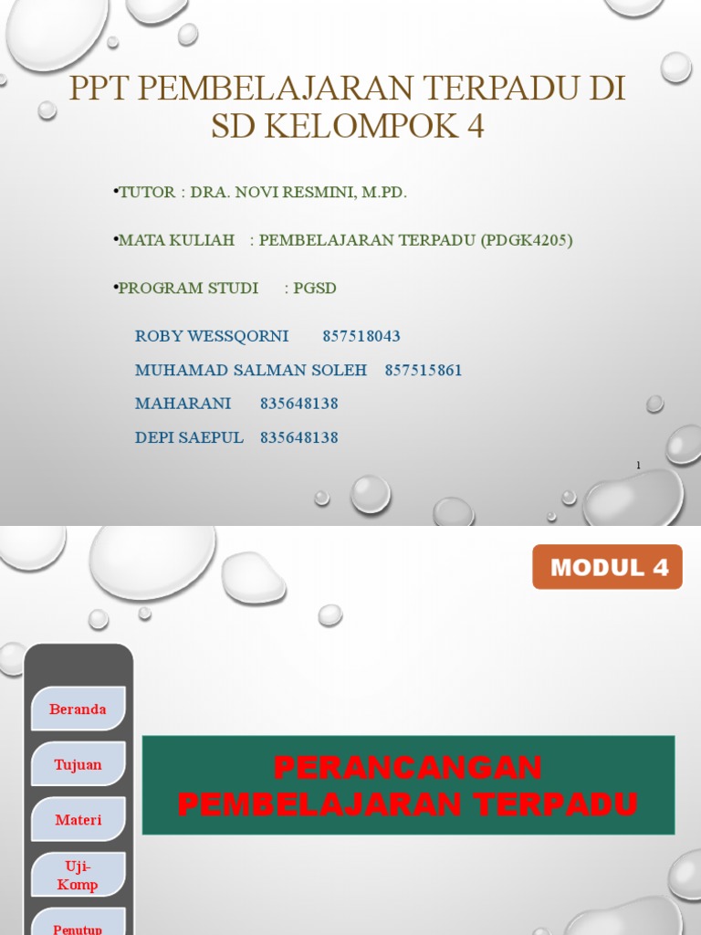 Kelompok 4 Terpadu | PDF