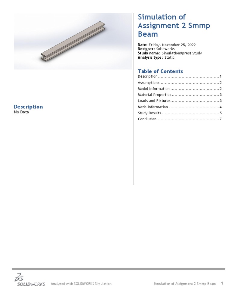 Solid Works Assignment | PDF