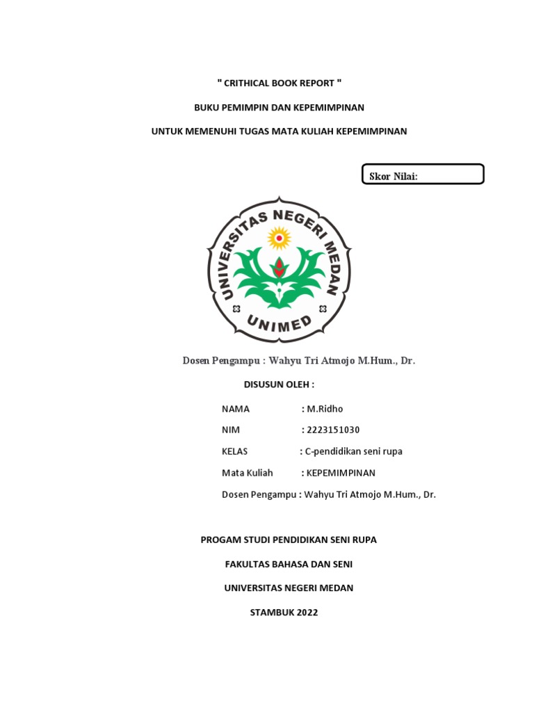 CBR Kepemimpinan Ridho PDF | PDF