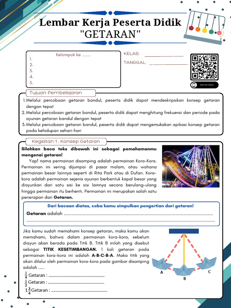 LKPD Getaran PDF | PDF
