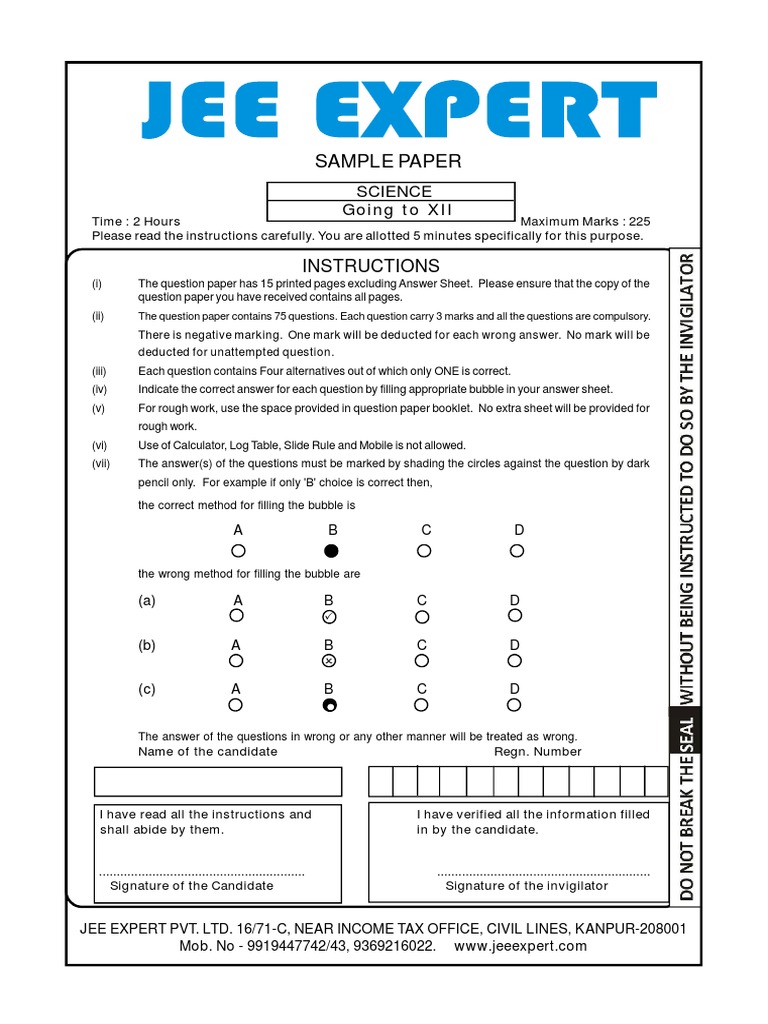 Class 11th Going To 12th Science | PDF