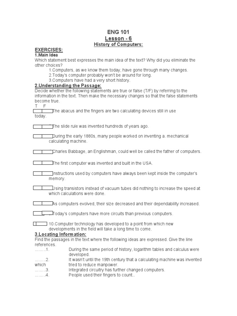 Lesson06 PDF | PDF | Computing | Physical Sciences
