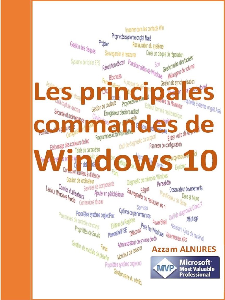 Les Principales Commandes de Windows 10 (Azzam ALNIJRES) | PDF