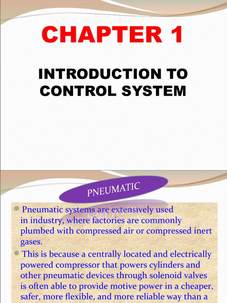 CHAPTER 1 INTRODUCTION CONTROL SYS.ppt | PDF