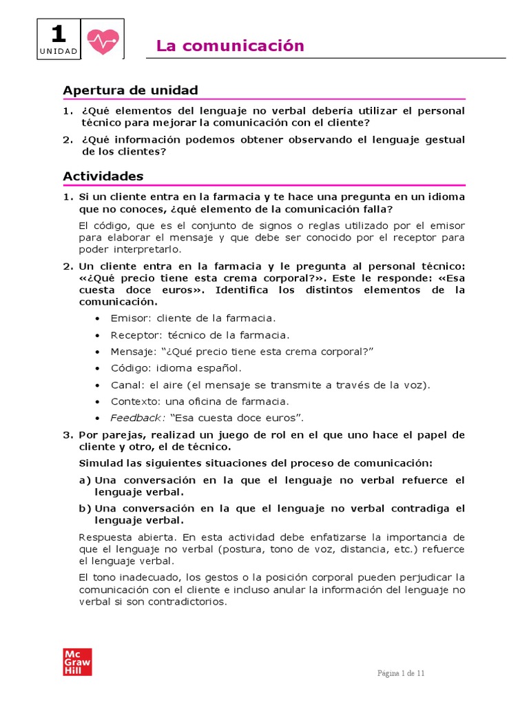 SOLUCIONARIO LIBRO UD1 Discposición y Venta de Productos | PDF | Comunicación | Comunicación no ...