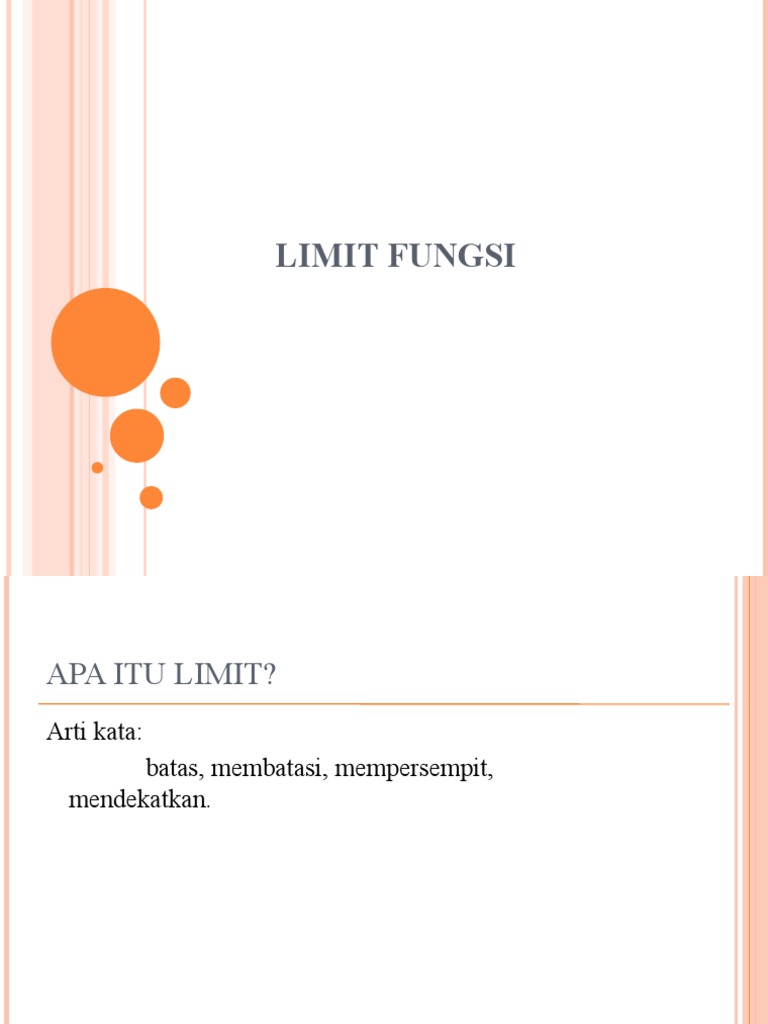 Fungsi Limit.ppt | PDF