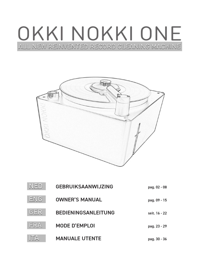 OKKI NOKKI ONE Manual PDF | PDF