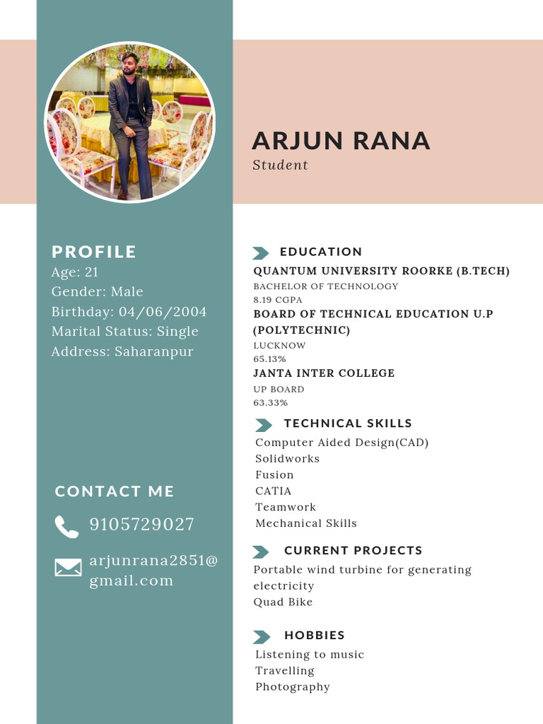 Arjun Rana Resume.pdf | PDF