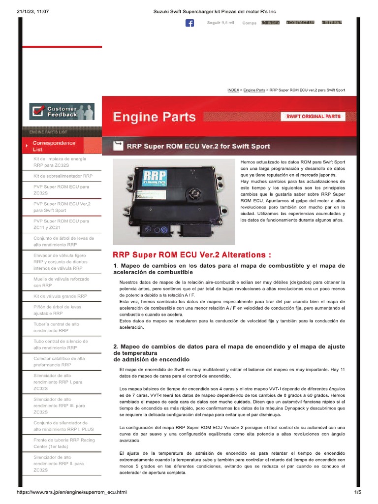 CODIGO ECU Suzuki Swift PDF | PDF