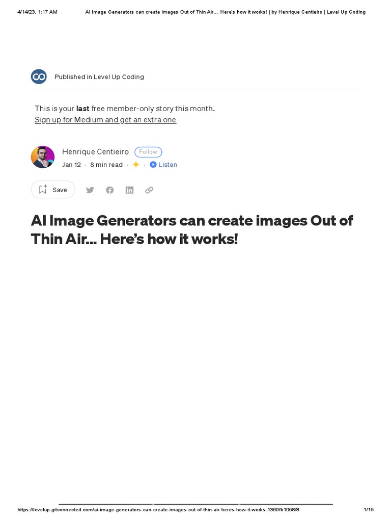 AI Image Generators Can Create Images Out of Thin Air Here's How It ...
