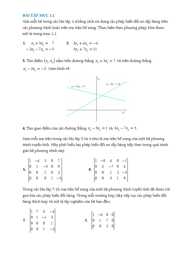 Bai Tap Chuong 1 PDF | PDF