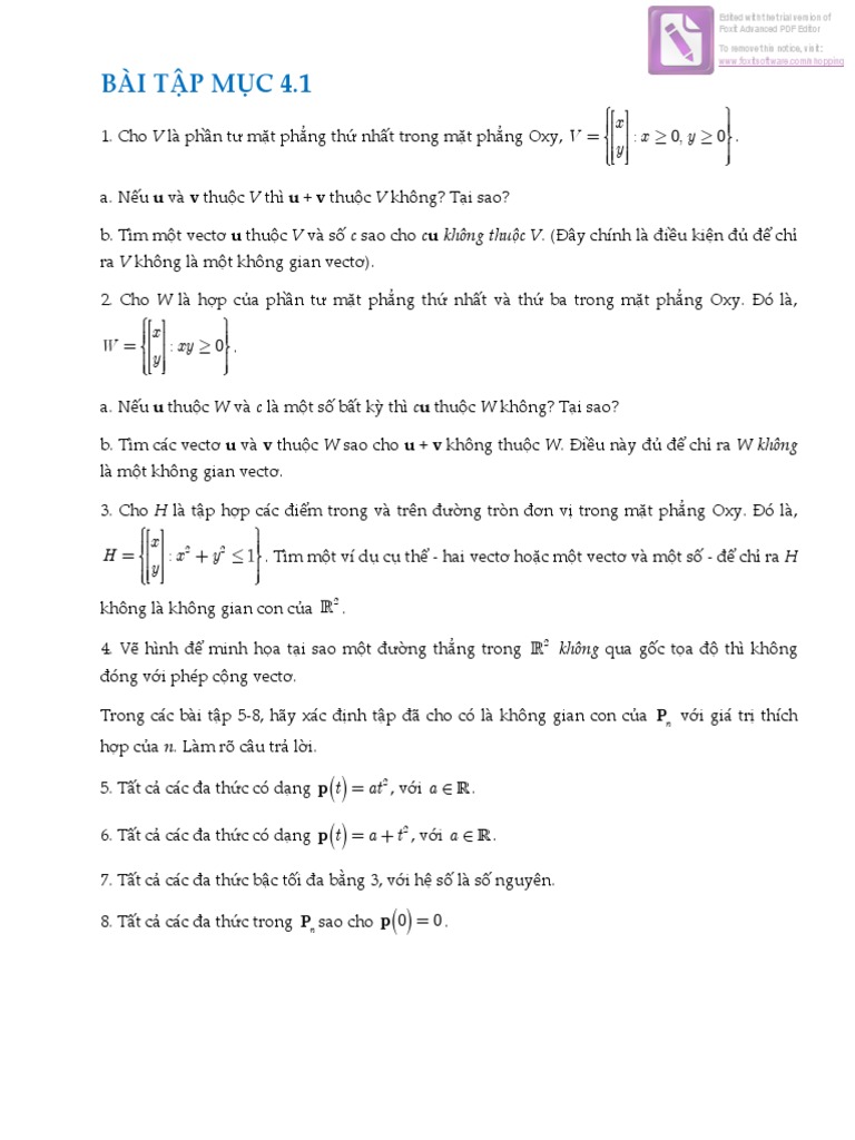 Bai Tap Chuong 4 PDF | PDF