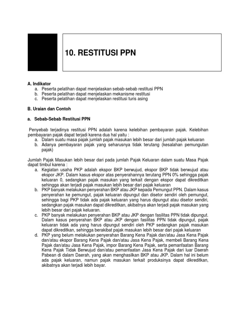 10 BA - PPN Dan PPN BM | PDF