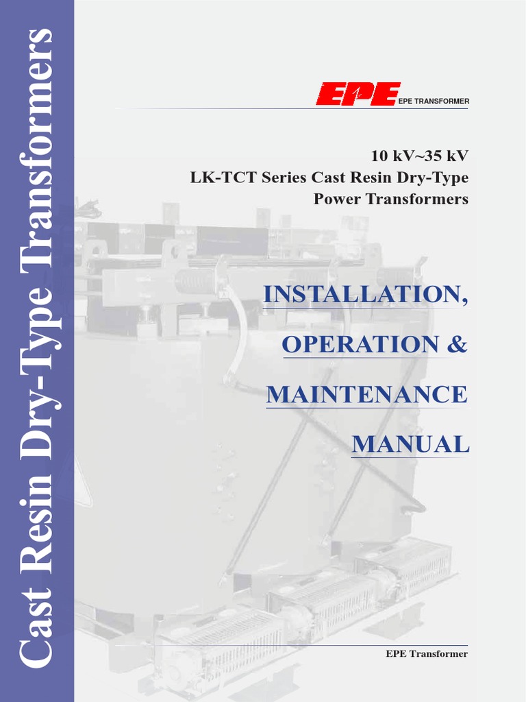EPE Cast Resin O&M PDF | PDF | Technology & Engineering