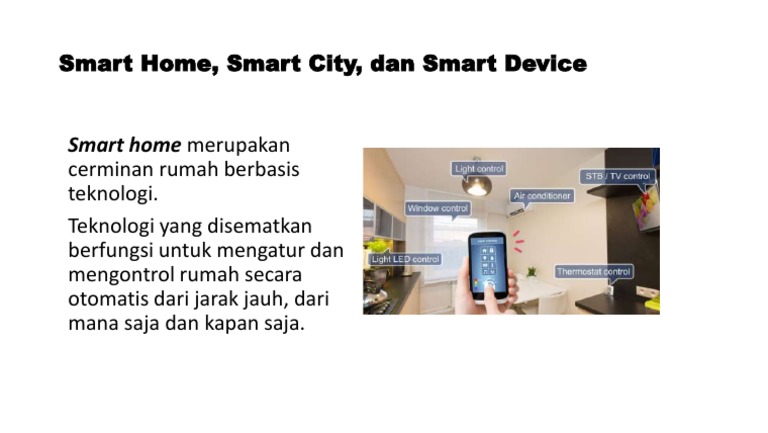 Smart Home Smart City Dan Smart Device | PDF