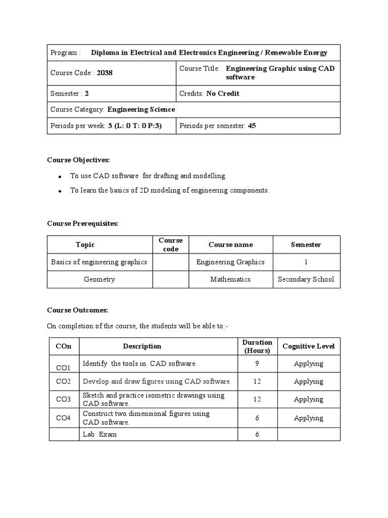 Software: Develop and Draw Figures Using CAD Software | PDF