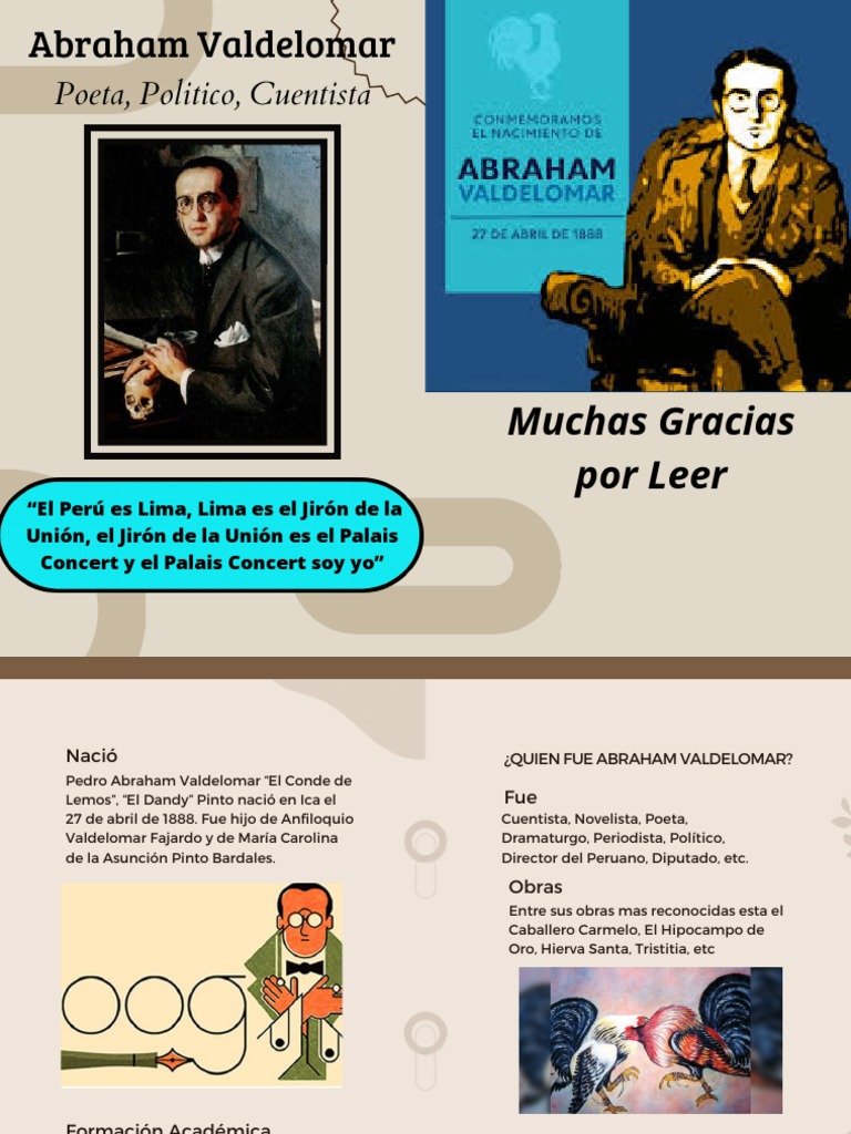 Abraham Valdelomar PDF | PDF | Poesía | Clásicos