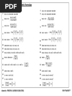 Trigonometric Formulae:: Cos (A+B) Cosacosb Sinasinb | PDF