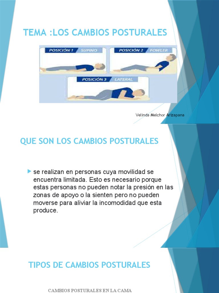 Importancia de Cambios Posturales | PDF