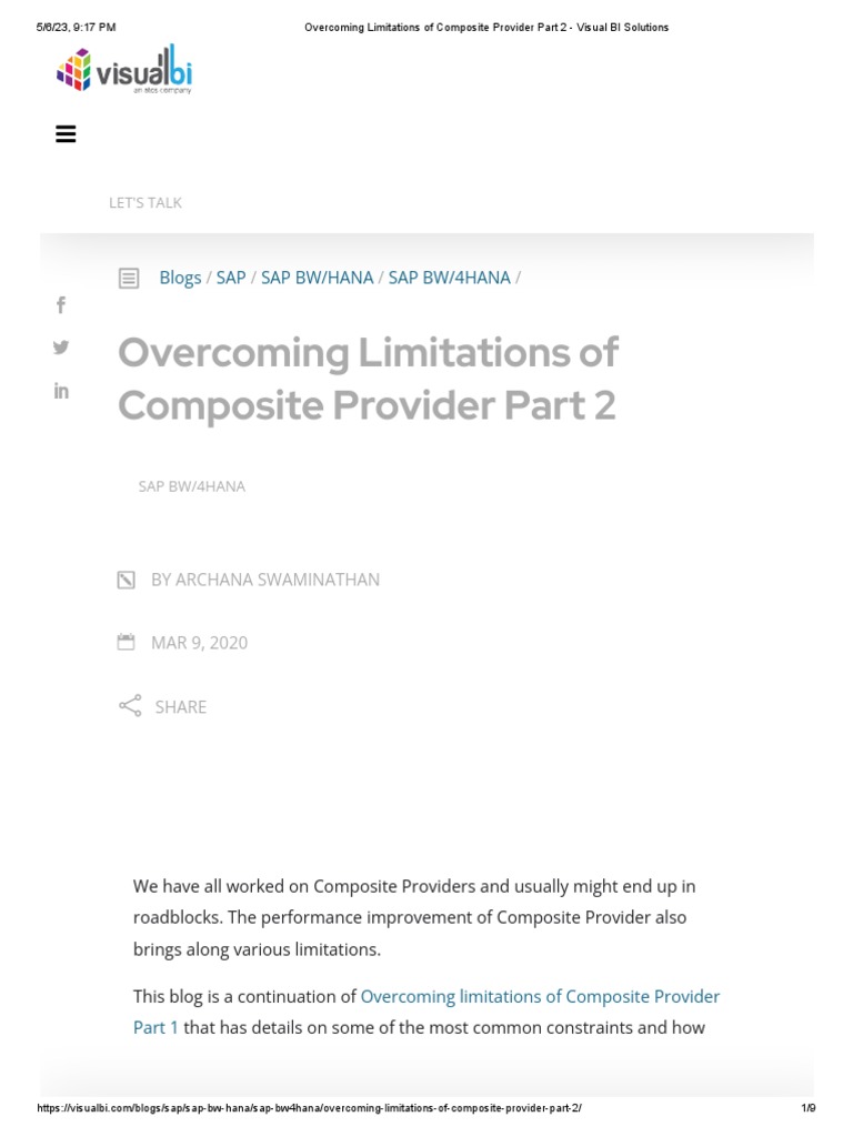 Overcoming Limitations of Composite Provider Part 2 - Visual BI ...