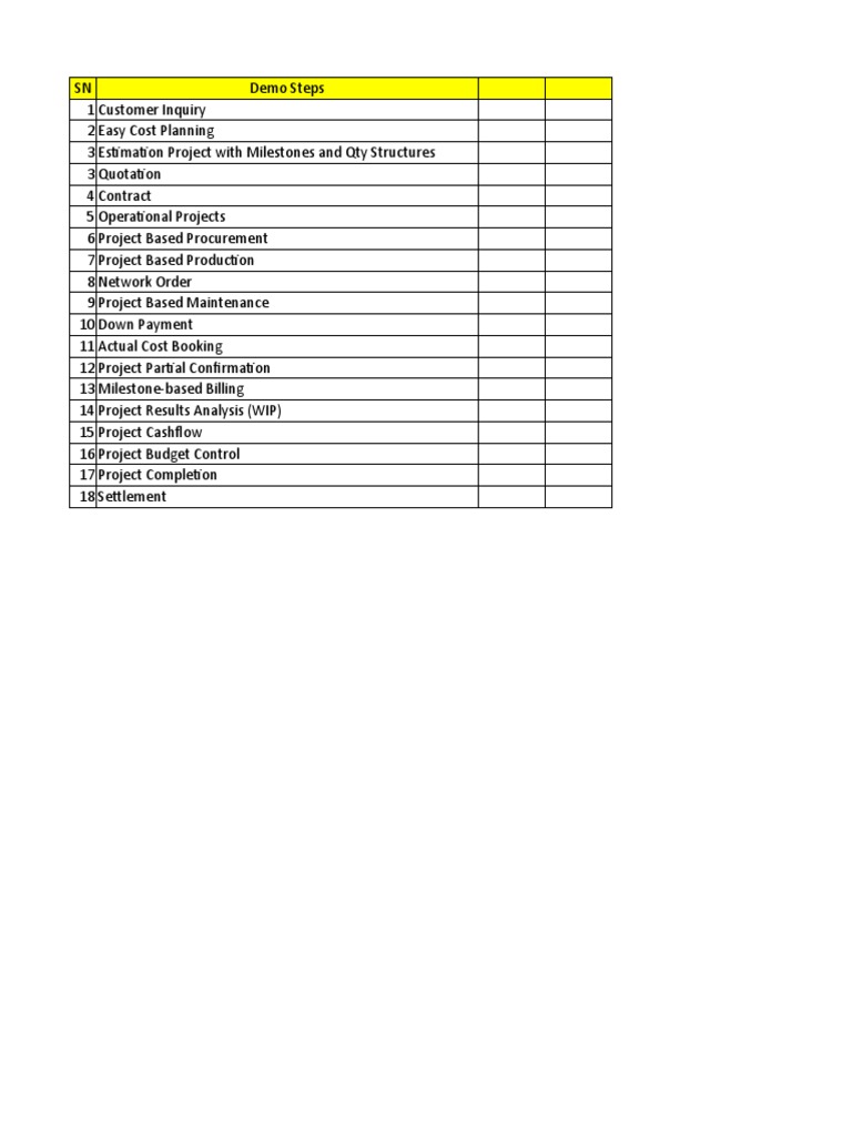 UNISOFT_COE1_SAP_PS_Demo_Script_20221220.xlsx | PDF