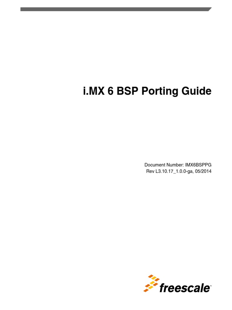 I Mx 6 Bsp Porting Guide Pdf Pdf