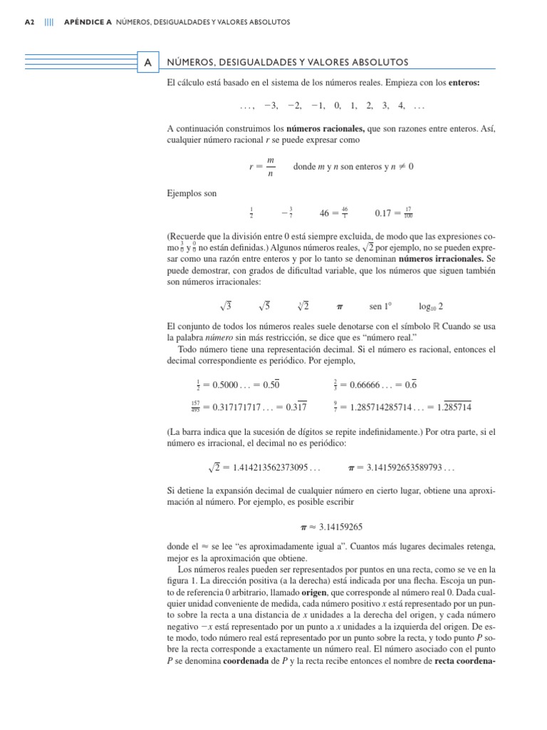 Números Reales y Desigualdades Matemáticas | PDF | Conjunto ...