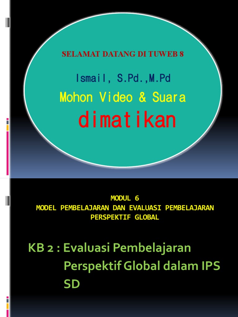 Evaluasi Komprehensif Pembelajaran IPS dalam Perspektif Global di SD | PDF