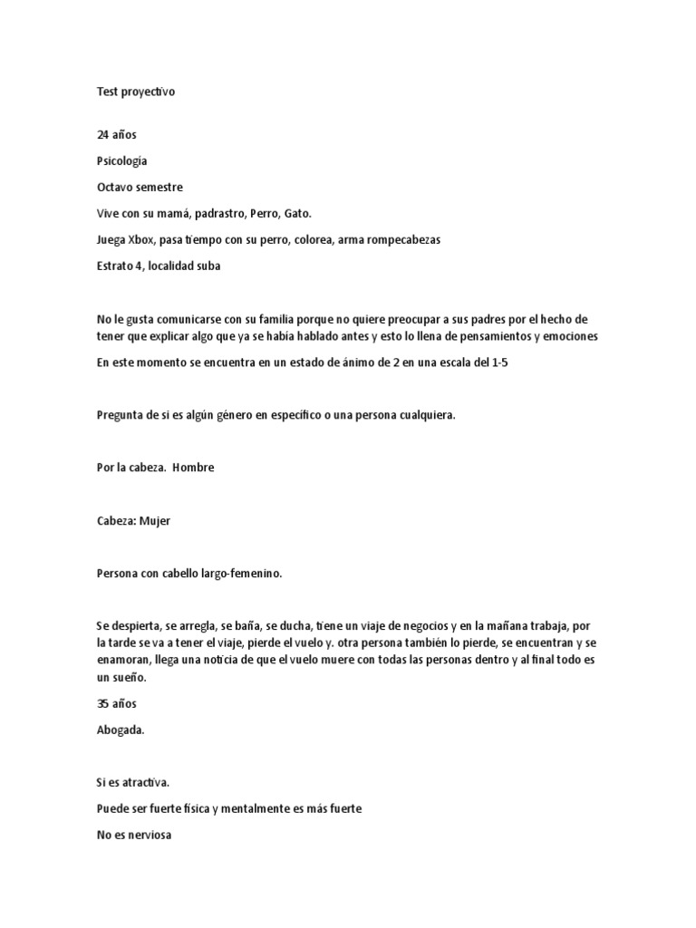 Test Persona Humana | PDF