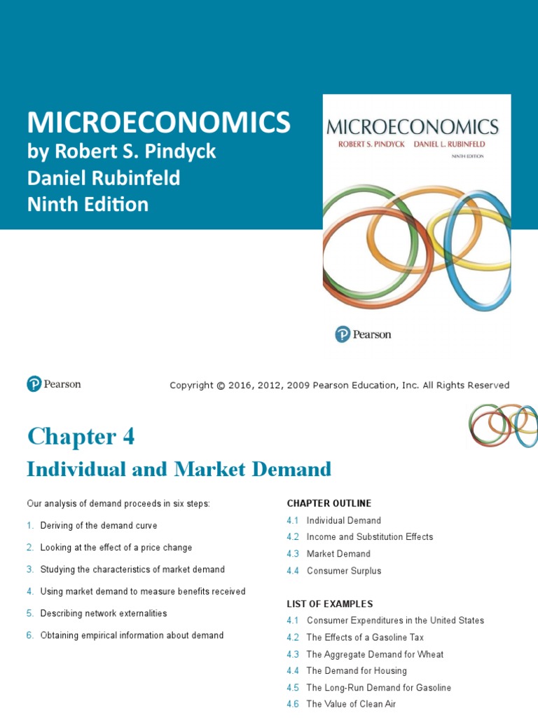 ECON2000 - Unit 4 - Individual and Market Demand | PDF