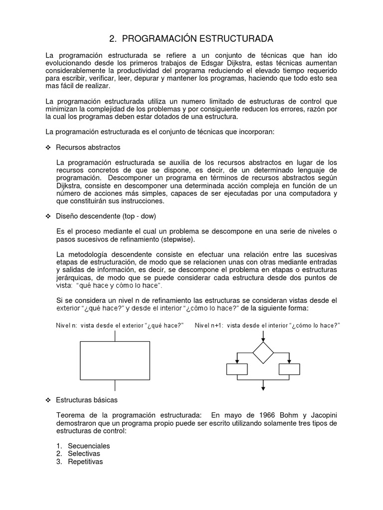 Programacion Estructurada PDF | PDF | Métodos y materiales de enseñanza ...