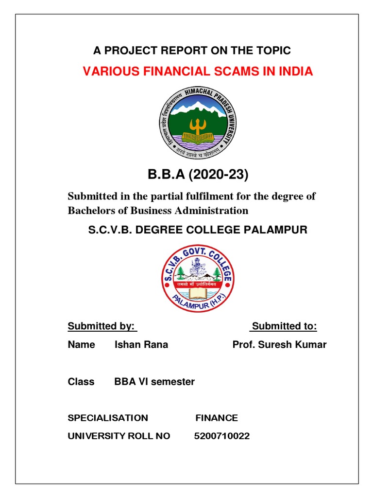 Analysis of the Satyam Scam: A Case Study on Fraudulent Accounting ...