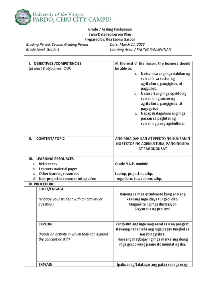 SEMI-DETAILED-LP-1 | PDF