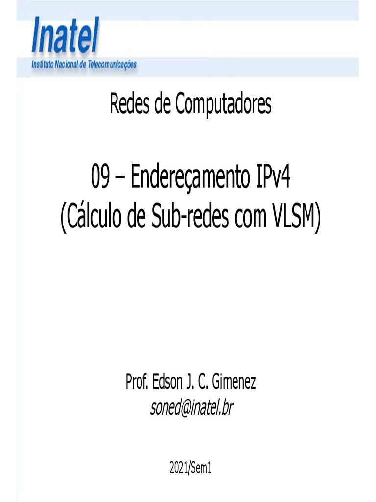 09 IPv4 VLSM PDF | PDF