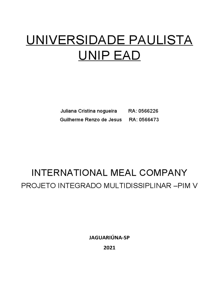 Pim - 5 Gestão Comercial Unip | PDF
