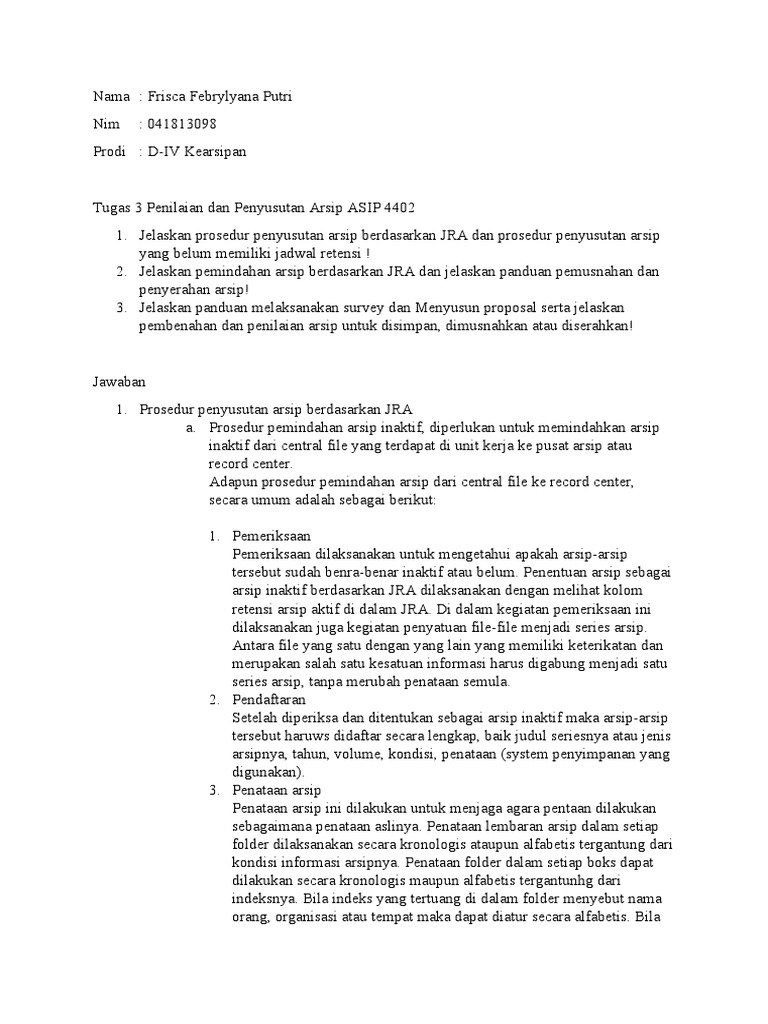 Tugas 3 ASIP 4402 | PDF