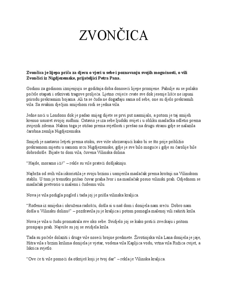 ZVONCICA | PDF