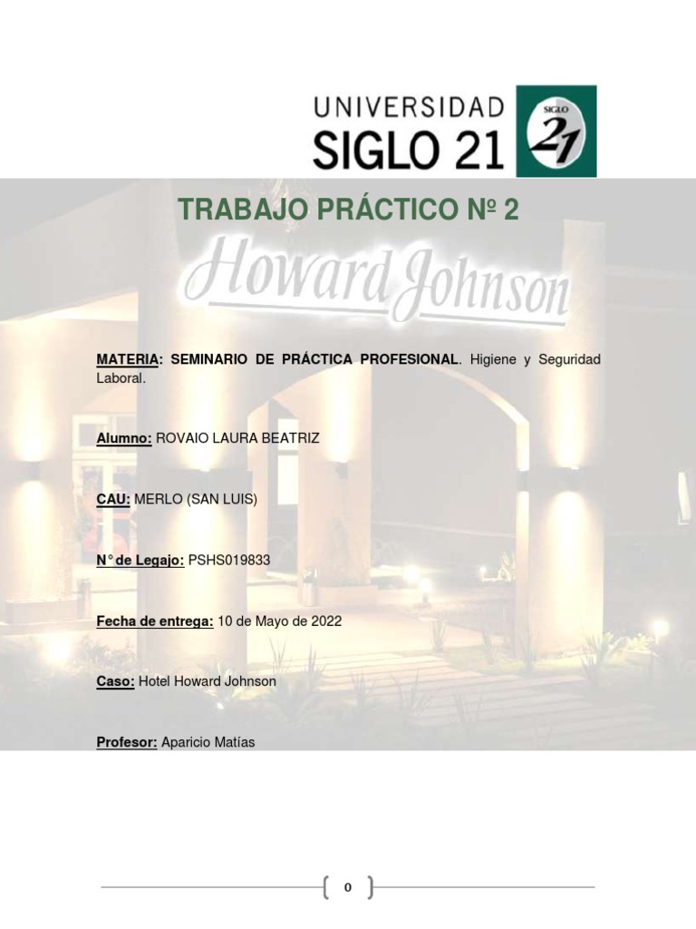 Seminario De Practica Profesional Tp 2 Rovaio Laura Pdf Pdf