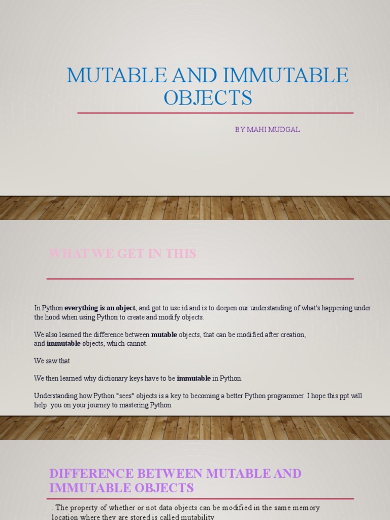 Mutable And Immutable Autosaved Pdf String Computer Science 0995