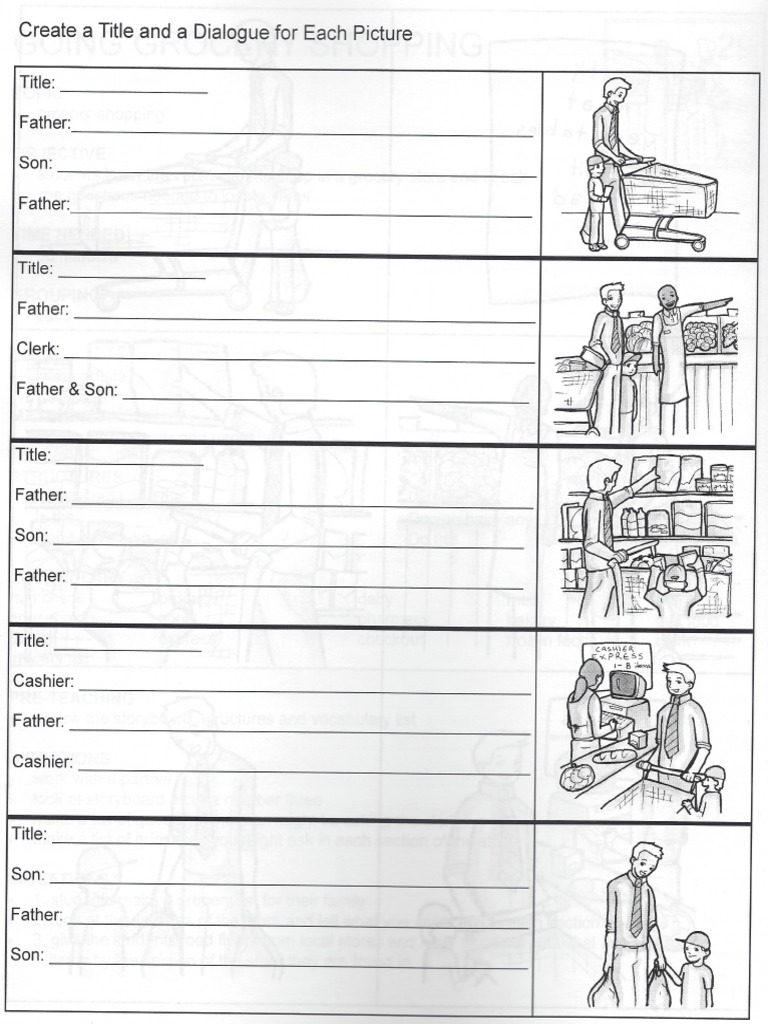 Storyboard 29 Grocery Shopping EXTRA PDF | PDF