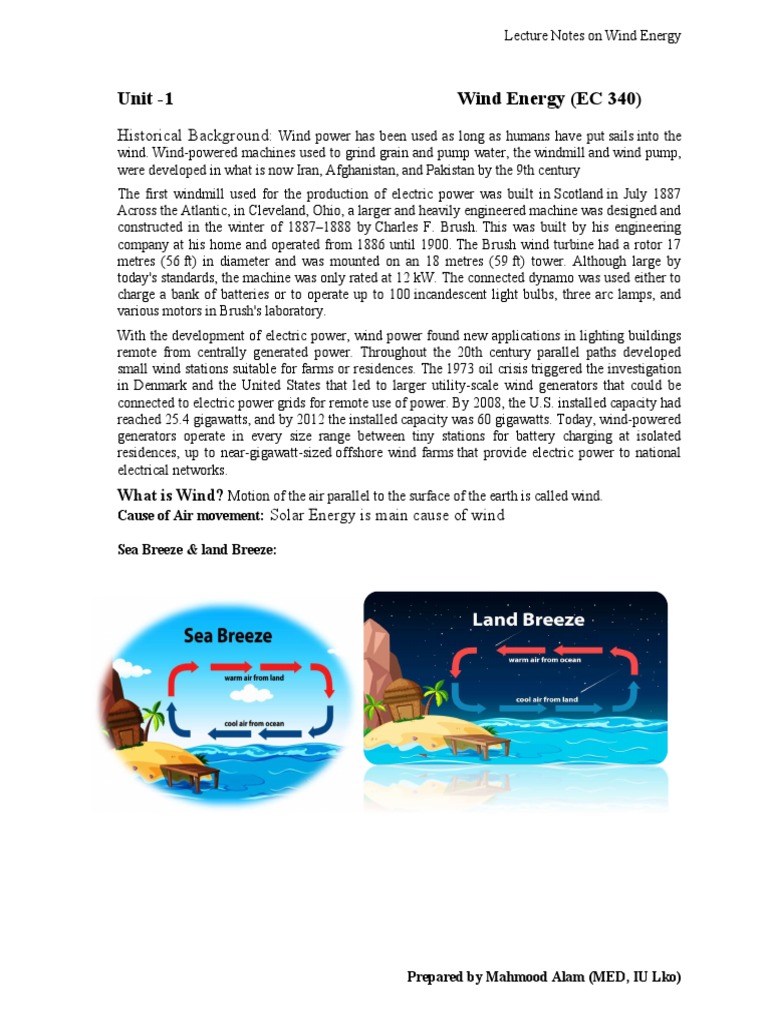 Wind Energy | PDF | Home & Garden