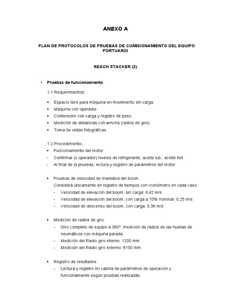 Plan de Protocolos de Pruebas - Rs y Eh | PDF