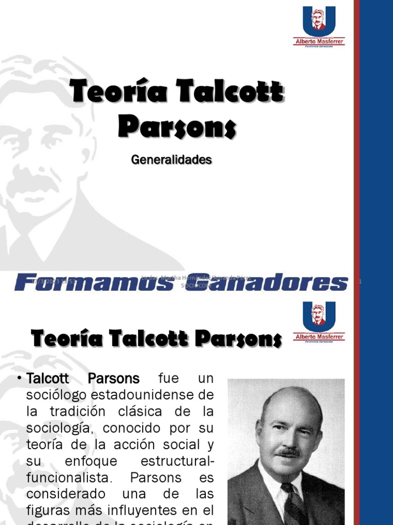 Teoria de Talcot Parsons PDF | PDF