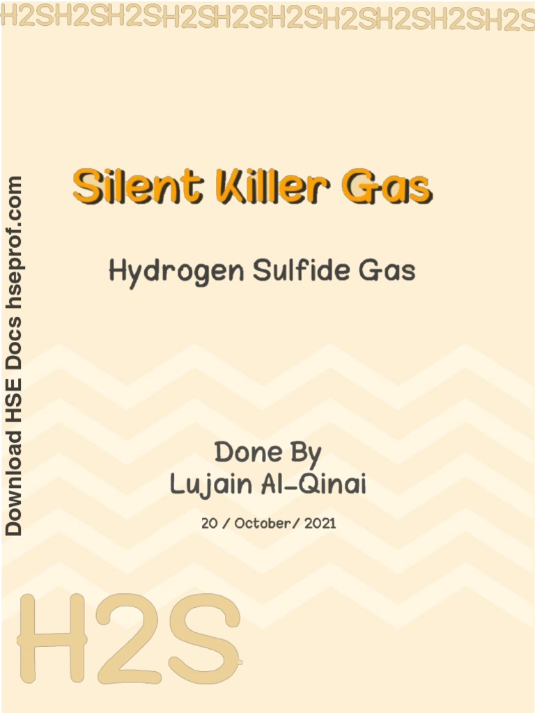 H2s Silent Killer PDF | PDF