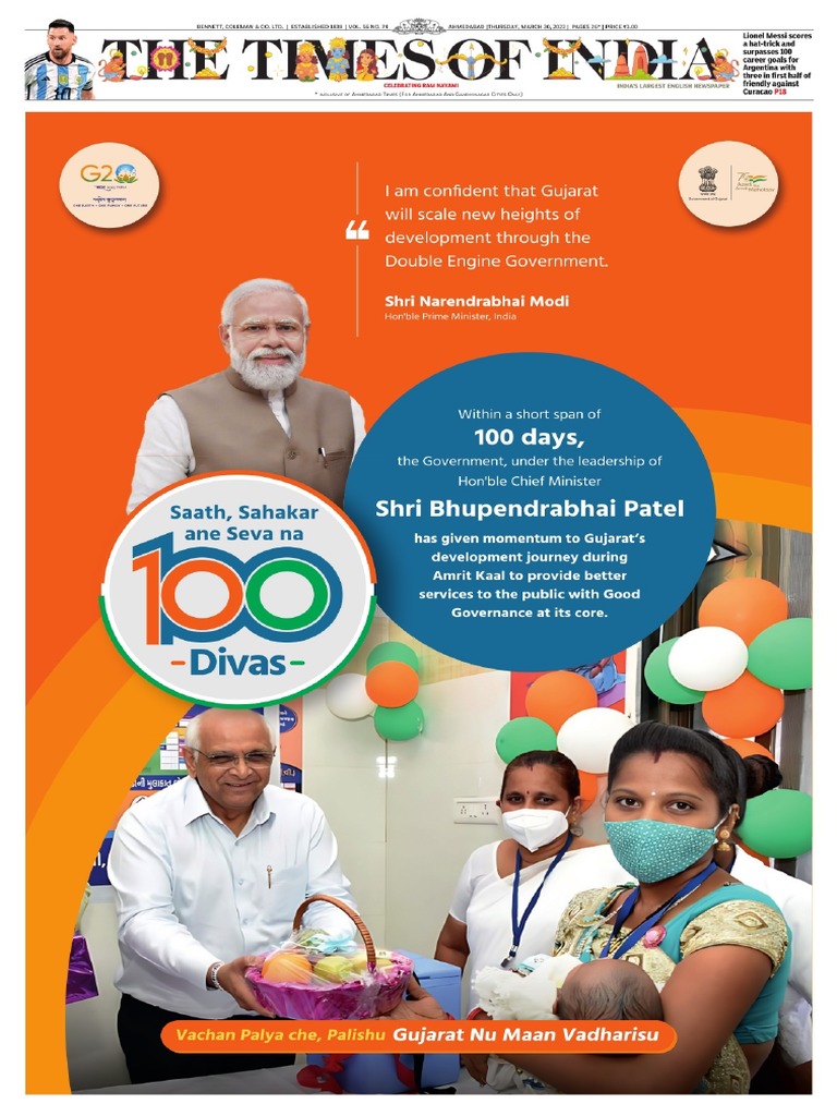 Times of India - Ahmedabad - 20230330 PDF | PDF