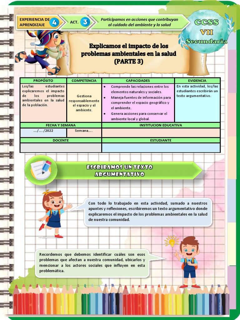 CCSS 3°4°-Exp 04-Act.03 Parte 3 Rural | PDF | Crecimiento personal y ...